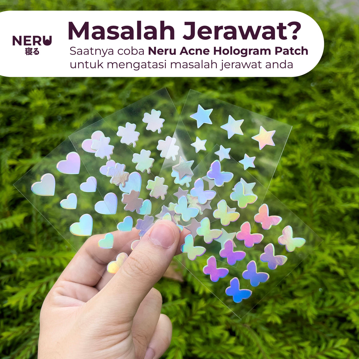 Acne Patch Hologram Butterfly Series – Neru Living